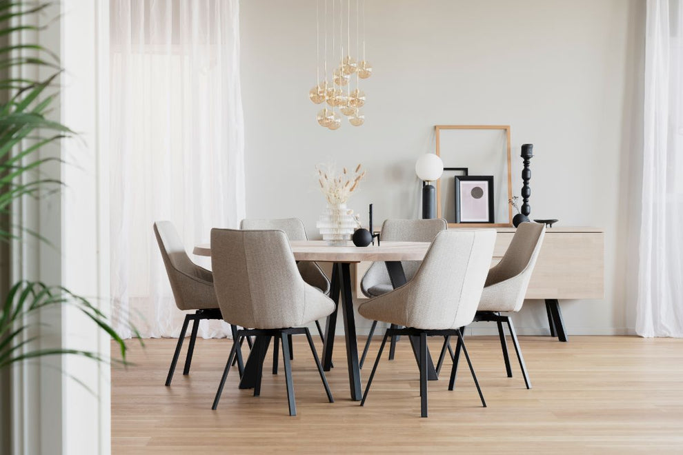 Rowico FRED Round Oak Dining Table 160CM – D40Studio