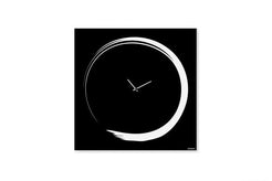 S-Enso Wall Clock, Black – D40Studio