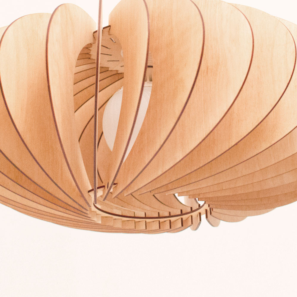 NEFI Wood Pendant Light - D40Studio